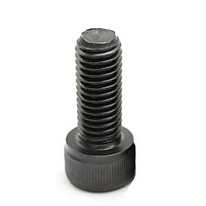 M2.5 x 10mm Black Hex Socket Head Cap Screws 12.9 Grade Alloy Steel Full Thread Bolts 100pcs