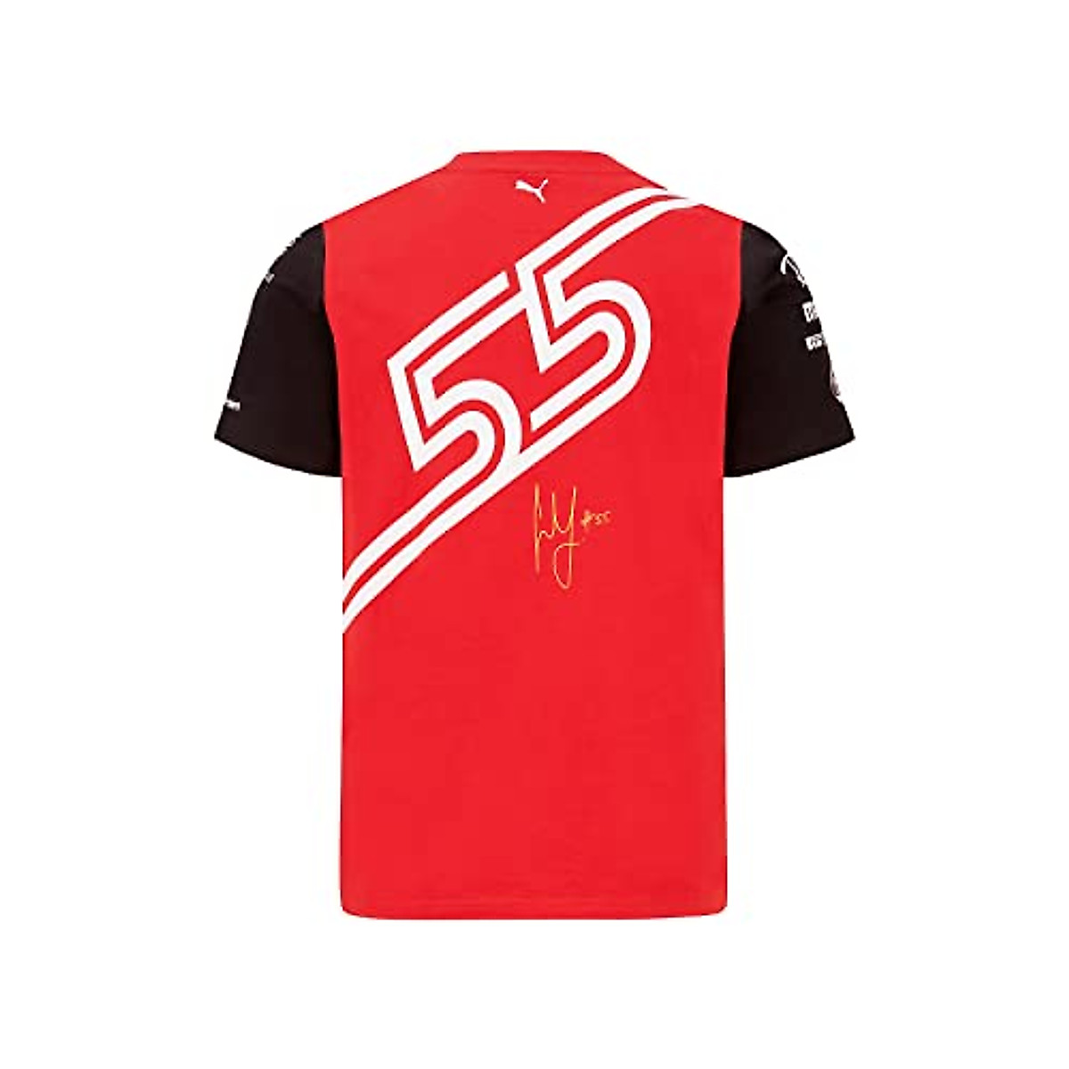 Scuderia Ferrari F1 Men's 2022 Carlos Sainz Team T-Shirt (XL) Red