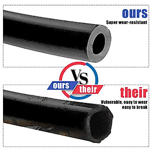 Windshield Washer Hose Kit, 5M Washer Fluid Hose+12 Pcs Hose Connectors+2 Fan Nozzles+2 Rubber Gaskets, Connect Car Water Pump and Nozzles, Suitable for Most Car Windshield Washer Tubing