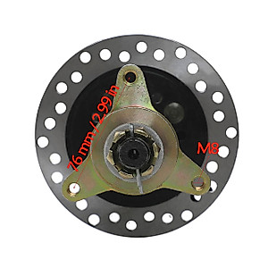 YC Yier 34" Go Kart Rear Axle Kit & 48V 1000W Electric Brushless Motor Controller Differential &145/70-6" Wheels Tires + Front Steering Shaft for ATV Quad Buggy 4 Wheelers Dolly Cart Trike Tricycle…