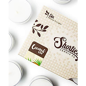 Coconut Cove Premium Tealight Candles Bulk Pack - 24 White Highly Scented Tea Lights - Beautiful Candlelight - Made in The USA - Fruit & Berry Collection