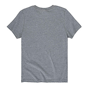 Instant Message - Pete The Cat - Meet Me at The Library - Youth Short Sleeve Graphic T-Shirt - Size Medium Athletic Heather