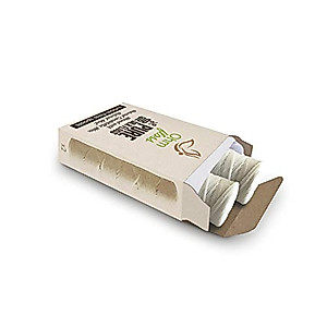 Ohm Earth’s Ohm Floss Refill – Natural Biodegradable Silk Dental Floss for Refillable Bamboo/Steel Holder, Natural Candelilla Wax, 100% Compostable, Eco Oral Care, 110 yds/100m (2-Pack) Natural Mint