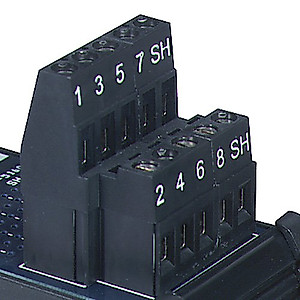 ASI 16001, Type IMRJ0845, RJ45 Breakout Terminal Block Interface Module, Female RJ45 Connector, 8 Screw Terminal Blocks, 26 to 12 AWG, 1.40" Length