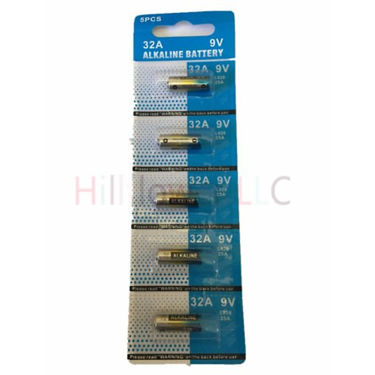 Hillflower 5 Piece 26A A26 L816 26 Card 0% Mercury 0% Hg 6V Alkaline Premium Battery
