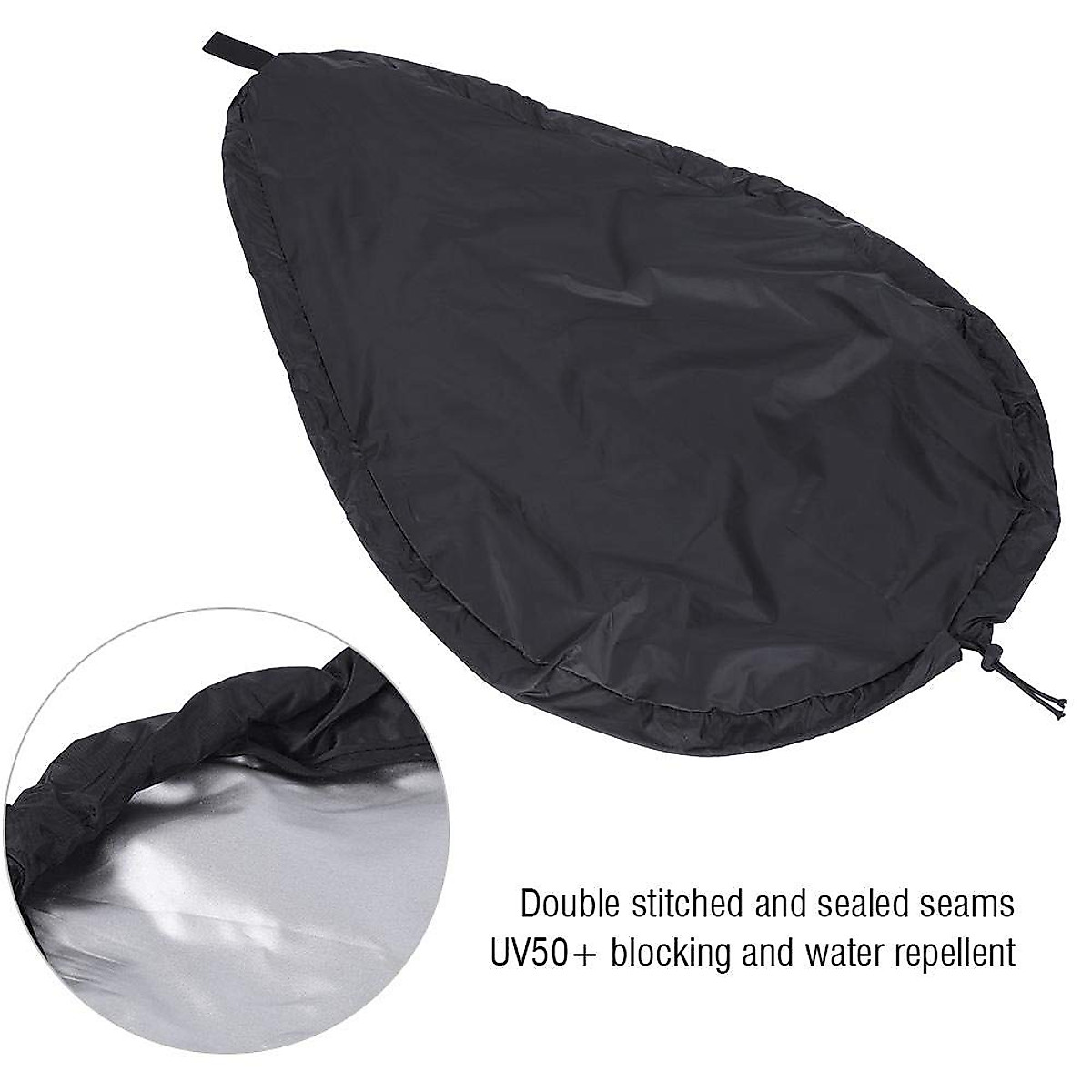 Canoe Cock,Universal Kayak Cockpit Cover,Kayak Cockpit Cover,Blocking Canoe Storage Dust Sunblock Cover Kayak Cockpit Protector for Fishing Boat,Rowing Shell & Paddle Board(L)