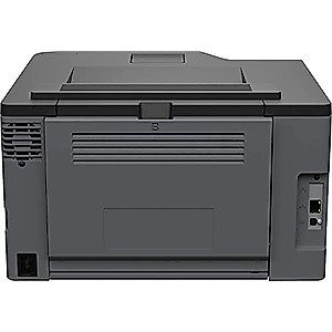 Lexmark C3224dw Color Laser Printer with Wireless capabilities, Standard Two Sided printing, Two Line LCD Screen with Full-Spectrum Security and Prints Up To 24 ppm (40N9000),White, Gray