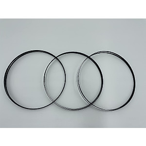 AYAO Pack of 3 Bandsaw Blades 62 Inch X 1/4 Inch X 14TPI for Ryobi, Powertec, Skil, Craftsman 9" Band Saws