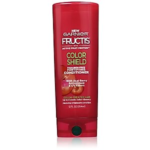 Garnier Fructis Color Shield Conditioner, Color-Treated Hair, 12 fl. oz.