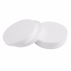 FFchuanhe 4 Pack Foam Circles for Crafts, Polystyrene Round Foam Discs (8×8×1 in) for DIY Projects, Decorations, Modeling, Christmas Decoration