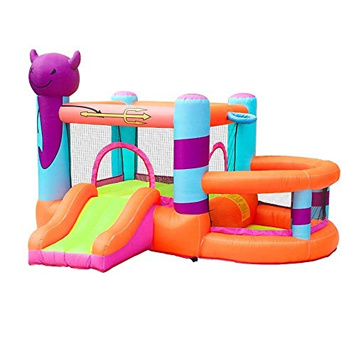 Inflatable Bouncy Castle Inflatable Bouncy Large Inflatable Castle Children's Indoor Outdoor Playground for Kids Children