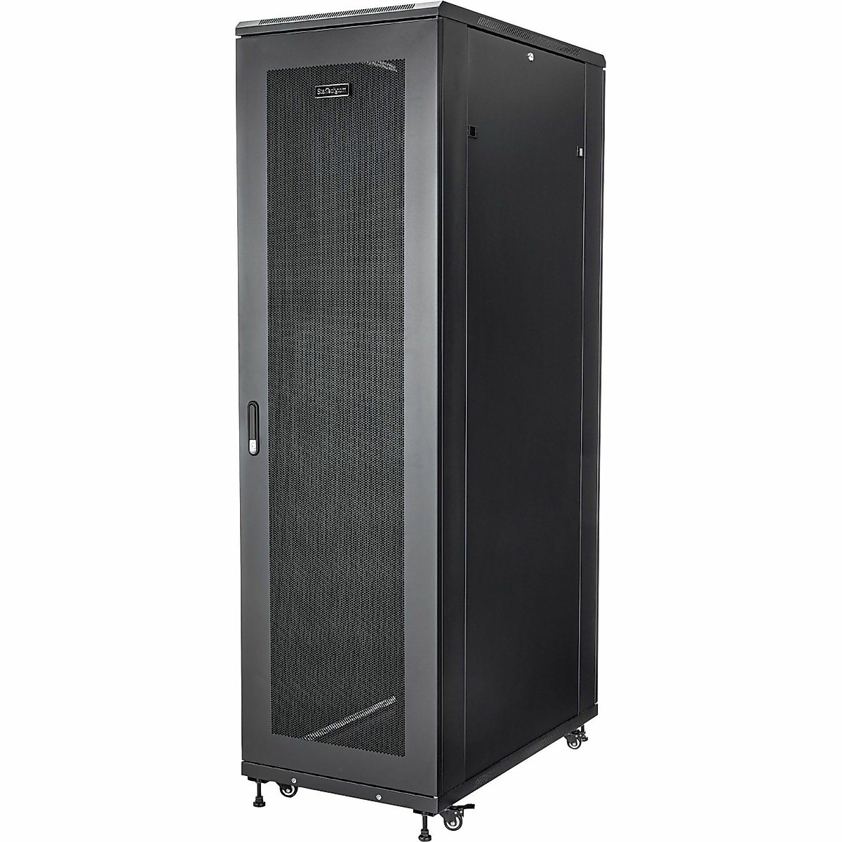 StarTech.com 4-Post 42U Server Rack Cabinet, 19" Data Rack Cabinet for IT Equipment Mount, Full Size Network Cabinet Storage