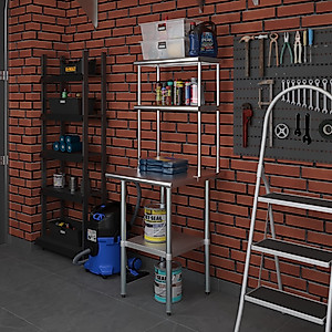 AmGood Double OverShelf Stainless Steel NSF - Many (24" Long x 12" Deep)