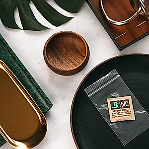 Boveda Supply Starter Kit - RH 2-Way Humidity Control – All In One Humidity Control - Keep Item’s Fresh - Contains: 58% & 62% Humidity Packs – For Glass & Humidor – Size 4-20 Count Resealable Bag