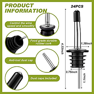 Nuanchu Ice Cooled Condiment Serving Container Bar Caddy Stainless Steel Scoop for Ice 3 Pcs Serving Tongs 3 Pcs Appetizer Forks 3 Pcs Spoons 24 Pcs Bottle Pourers Tapered Spout (6 Compartments)