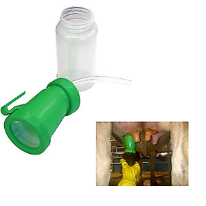Teat Dip Cup, Goat Milk Cup Non Reflow Nipple Dip Cup Cow Sheep Goat Nipple Teat Green Milking Products