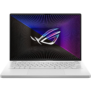 ASUS Zephyrus G14 Moonlight White Gaming Laptop 14.0" 165 Hz WQXGA (AMD Ryzen 9 7940HS 8-Core, GeForce RTX 4060 8GB, 24GB DDR5, 1TB PCIe SSD, RGB KYB, WiFi 6, BT 5.3, Win 11 Home) w/Dockztorm Hub