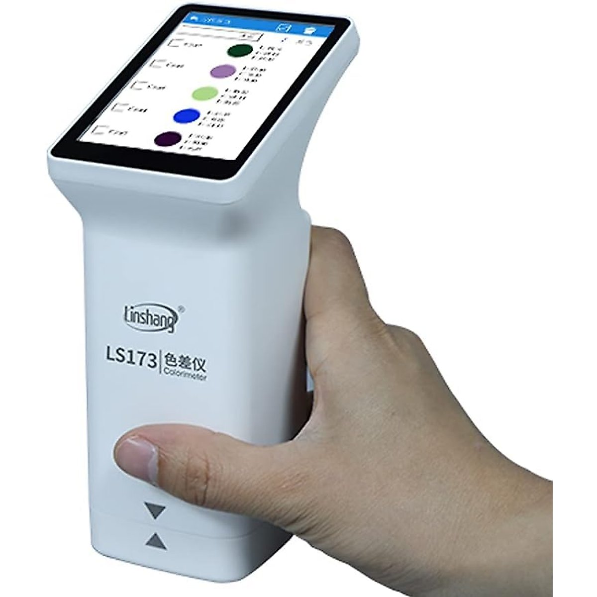 RaeSung LS173 Smart Touch Screen Colorimeter Color Meter Tester for Coating Ceramic Plastic Paint Color Measurement Comparison