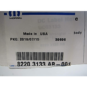 Mopar Jeep Wrangler JL & Gladiator Interior Windshield Sun Visor OEM