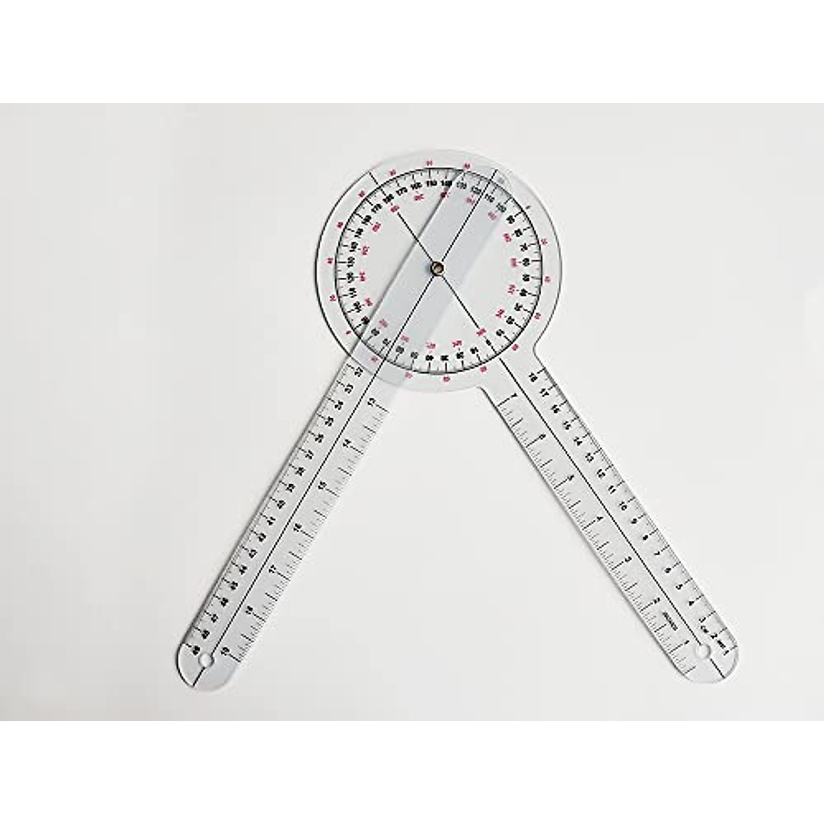 Goniometer Set 3 Pieces 12", 8", 6" Body Measuring Tape - Physical Therapy, Occupational Therapy, Fitness, Medical Protractor Angle Ruler Measuring Tool