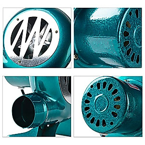 YITIE Blacksmith Forge Blower, BBQ Fan Air Blower, Fire Starter, Electric Air Bellow, Charcoal Chimney Starter Smoker Fan with Wind Regulator ( Size : 80W )