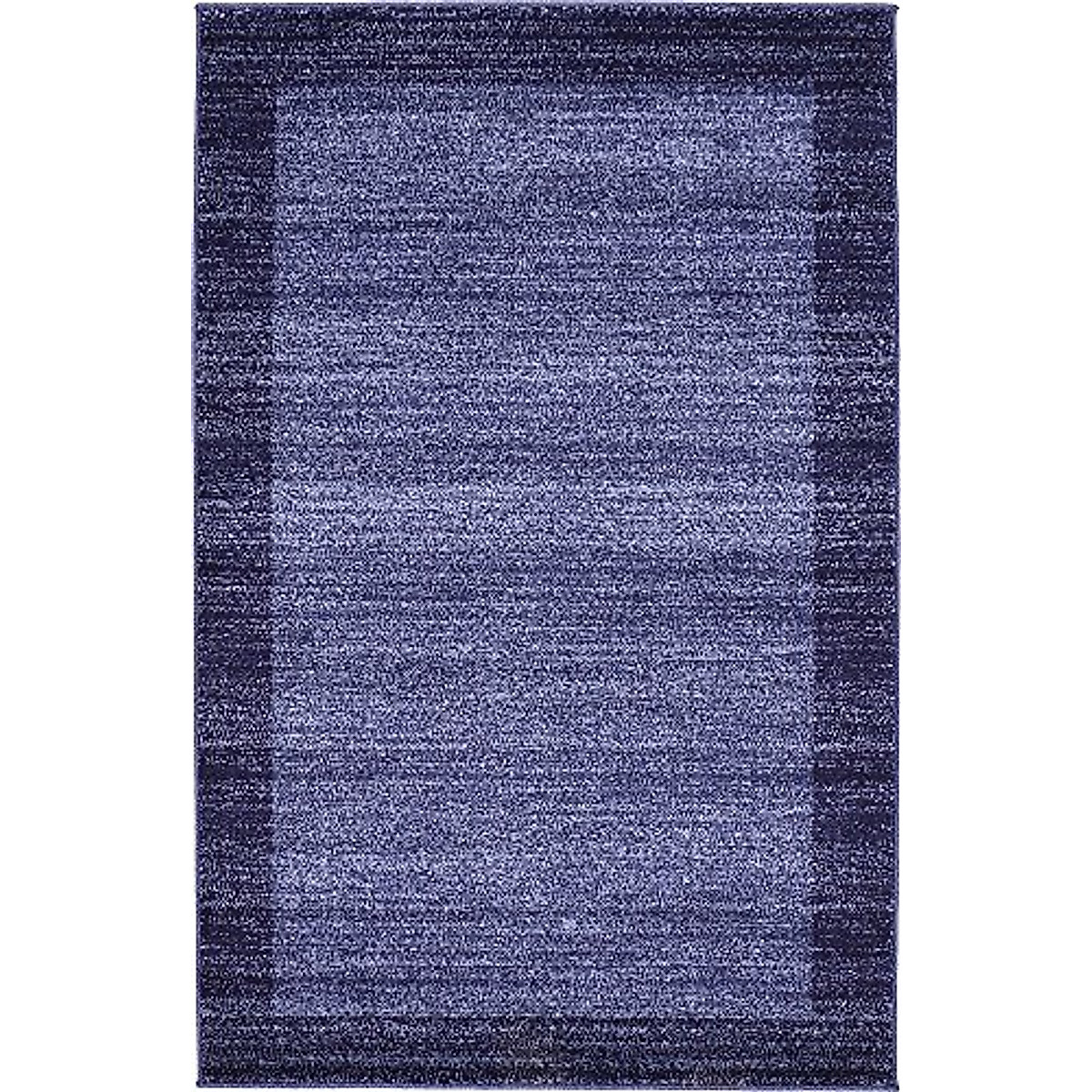 Unique Loom Del Mar Collection Area Rug-Transitional Inspired with Modern Contemporary Design, 3' 3 x 5' 3 Rectangular, Navy Blue/Beige