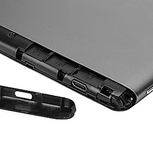 Pomya Kids Tablet for Android10, 10in LED IPS HD Eye Protection Display, 32G Memory, 128GB Expand, 5G WiFi Dual Band, Octa Core Processor, 4500 MAh Battery (Grey)