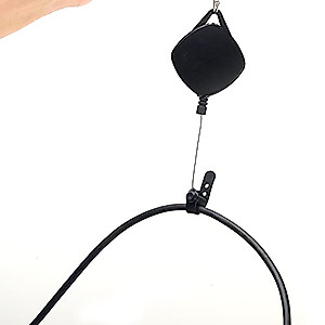 CALIDAKA VR Cable Management 3Packs Retractable Ceiling Pulley System Compatible with Oculu-s Rift S/Ps Vr/Viv E for Oculu-s Ques-t 2 VR Accessories with 360° Rotations Noise-Free