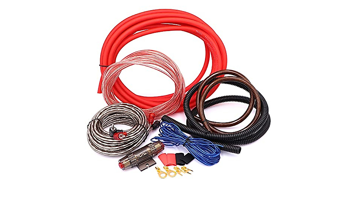 4 Gauge Car Audio Wiring Kit for Amplifiers and Subwoofers