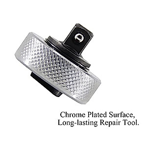 None branded GOSWIFT 3PC Reversible Thumbwheel Ratchet Wrench Set, Palm Ratchet Wrench, 1/4” 3/8” 1/2” Drive Ratchet Set