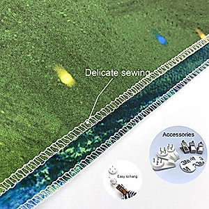 Instruban Forest Tapestry Nature Landscape Tapestry Psychedelic Tree Tapestry for Bedroom Living Room-H51.2×W59.1 inches