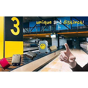 12" Smiley Face Murals Wall Decal Sticker Vinyl Smile Wall Decals Removable Peel and Stick Wall Stickers for Interior Car Window Laptop Luggage Baggage