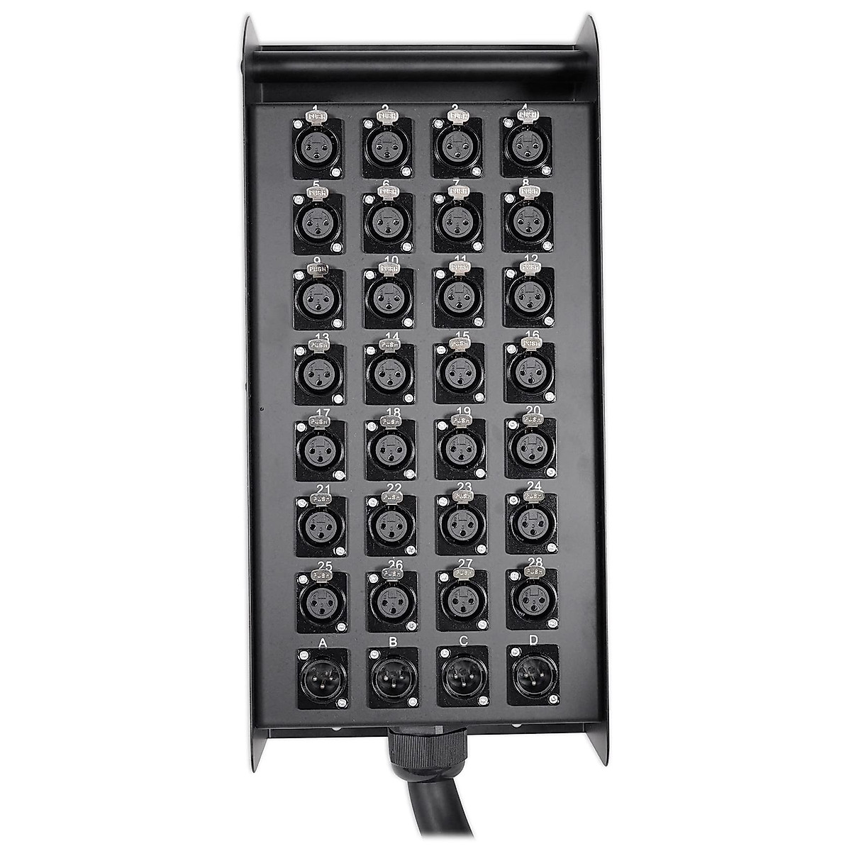 Rockville SX32100 32 Channel (4 Returns) 100 Foot XLR Snake Cable, 100% OFC