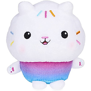 Gabby's Dollhouse, 7-inch Cakey Cat Purr-ific Plush Toy, Kids Toys for Ages 3 and up (New-Cakey Cat)