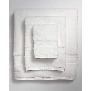 100% Organic Cotton Bath Towel Set | Bathroom Luxury Towel Set of 6 | GOTS Certified | Hotel Premium Towels | 700 GSM | 2 Bath Towels 30 x 56 | 2 Hand Towels 16 x 30 | 2 Wash Cloths 13 x 13 | White