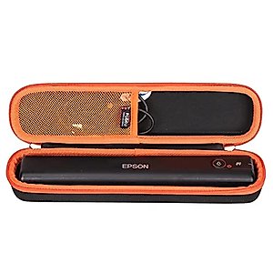 FBLFOBELI EVA Hard Storage Carrying Case Compatible with Epson Workforce ES-50/ES-55R/ ES-60W/ES-65WR/DS-30/DS-70/DS-80W Portable Sheet-Fed Document Scanner, Travel Storage Bag (Case Only)