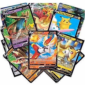 Pokemon TCG: Authentic Factory Sealed Booster Pack (Includes Mystery Card Bundle - V/VMAX 1 in 3 - Bonus Free Protective Card Holder!)