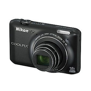 Nikon COOLPIX S6400 16 MP Digital Camera with 12x Optical Zoom and 3-inch LCD (Black) (OLD MODEL)