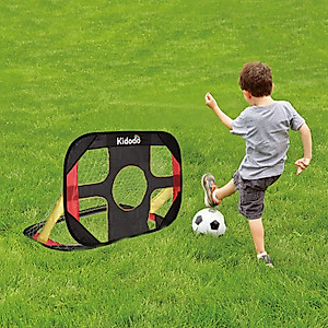 Kidodo Soccer Goal for Backyard Kids Soccer Goals for Kids pop up Soccer Goal net for Toddler Goal net Targets Portable Soccer Goal net Mini Soccer Goal Training Football 1 Goal