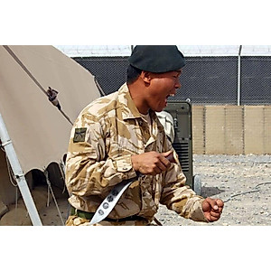 EGKH - Service No.1 Gripper Handle Kukri - Authentic Army Issue Khukuri Knife - Hand Forged Blade in Nepal by Ex - Military Khukuri House