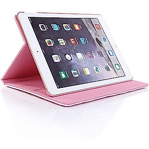 Topwin Cute Crown Case for iPad Pro 12.9-inch (6th & 5th Gen), Bling Diamond PU Leather Smart Auto Sleep/Wake Kickstand Shockproof Flip Case for 12.9 Pro (White)