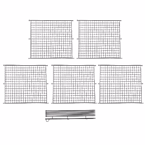 Metal Garden Fence and Gate Bundle(4 Panels+Gate 25''Tall),No Dig Decorative Pet Fence,Heavy Duty Outdoor Patio Yard Fencing for Road Edge Fence & Garden Lawn (25'' Tall (Gate+4 Panels))