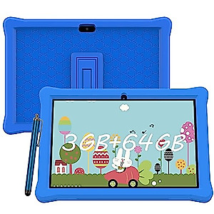 Kids Tablet, 10 inch Androrid 11 Toddler Tablet for Kids, 3GB RAM+64GB ROM Tablets, Google Certificated, 8MP Camera, Pre-Installed&Parent Control Learning Education Tablet with Kids-Proof Case Stylus