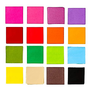 Exquiss 1600 Pcs Autumn Leaf Colors Fall Colors Fall Foliage Tissue Paper Squares 4 x 4 Inch for Leaf Suncatcher Craft Scrunch Art Leaf Art Paper Rolling DIY for Fall Autumn Thanksgiving Halloween Art