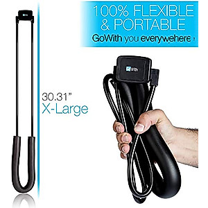 GOWITH Magnetic Tablet & Cell Phone Holder, Mobile Phone Stand, Lazy Bracket for Table, Bed, Car & Bike, Adjustable Rotating Gooseneck Mount with Flexible, Collapsible and Portable Design