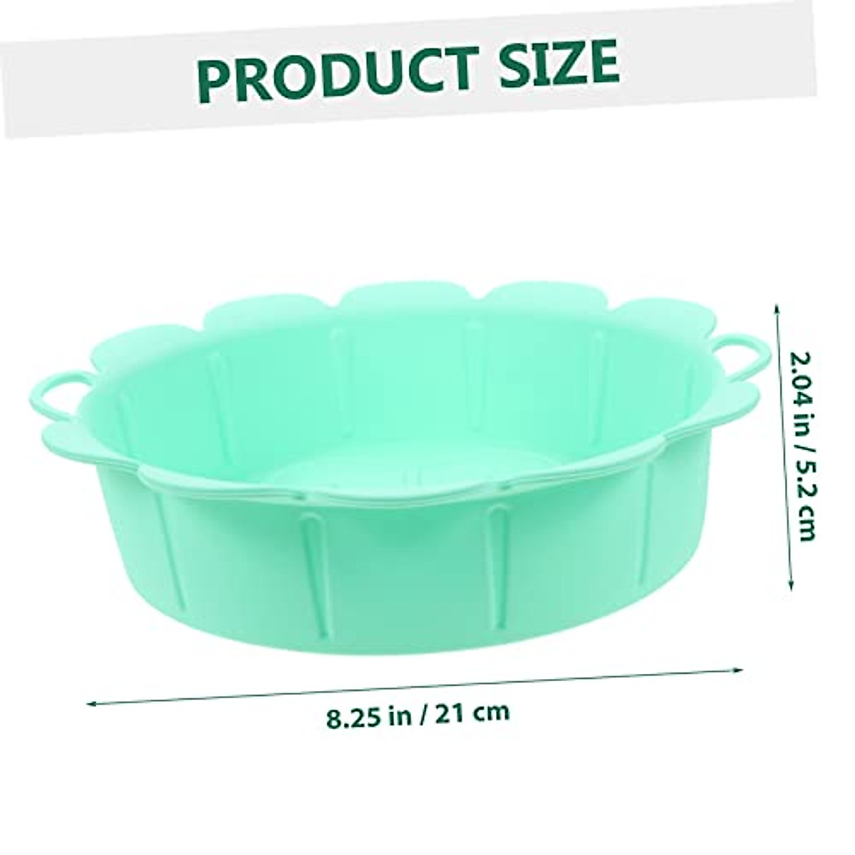 HEMOTON Air Fryer Pan Perforated Baking Sheet Toaster Oven Toaster Oven Pans Air Fryer Silicone Liner Oven Pot Air Fryer Silicone Basket Air Fryer Liner Washable Air Fryer Mat Silicone Pot