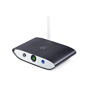 iFi Zen Blue HiFi Bluetooth Receiver Desktop DAC/Adapter - Wireless Input/Outputs - Optical/Coaxial/SPDIF/RCA / 4.4 Balanced - Audio System Upgrade (Unit Only)