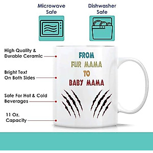 Personalized Baby Gift Ideas for Parents - for Showers & Birthdays - Navy Multicolor Unisex Sweat, 11 Oz White Ceramic Coffee Mug