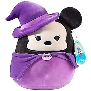 Squishmallows 8" Minnie Mouse Witch - Official Kellytoy Disney Plush - Cute and Soft Stuffed Animal Toy - Great Gift for Kids