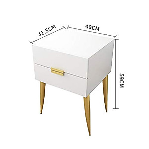 SJYDQ Nordic Bedroom Bedside Table Simple Solid Wood Storage Cabinet Economy Simple Dormitory Bedside Small Cabinet Side Cabine